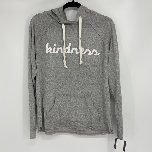Grayson Threads | Tops | Grayson Threads Kindness Gray Graphic Hoodie ...